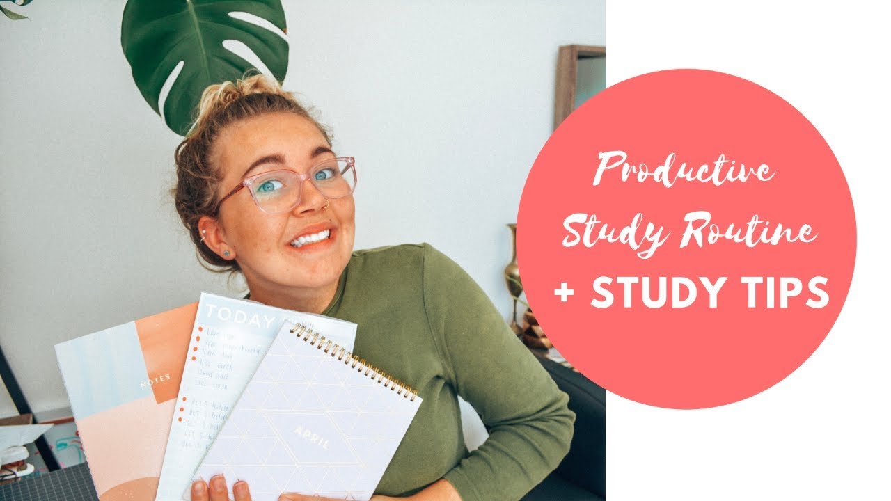 My Productive Home Study Routine // 6am Start // + STUDY TIPS - YouTube