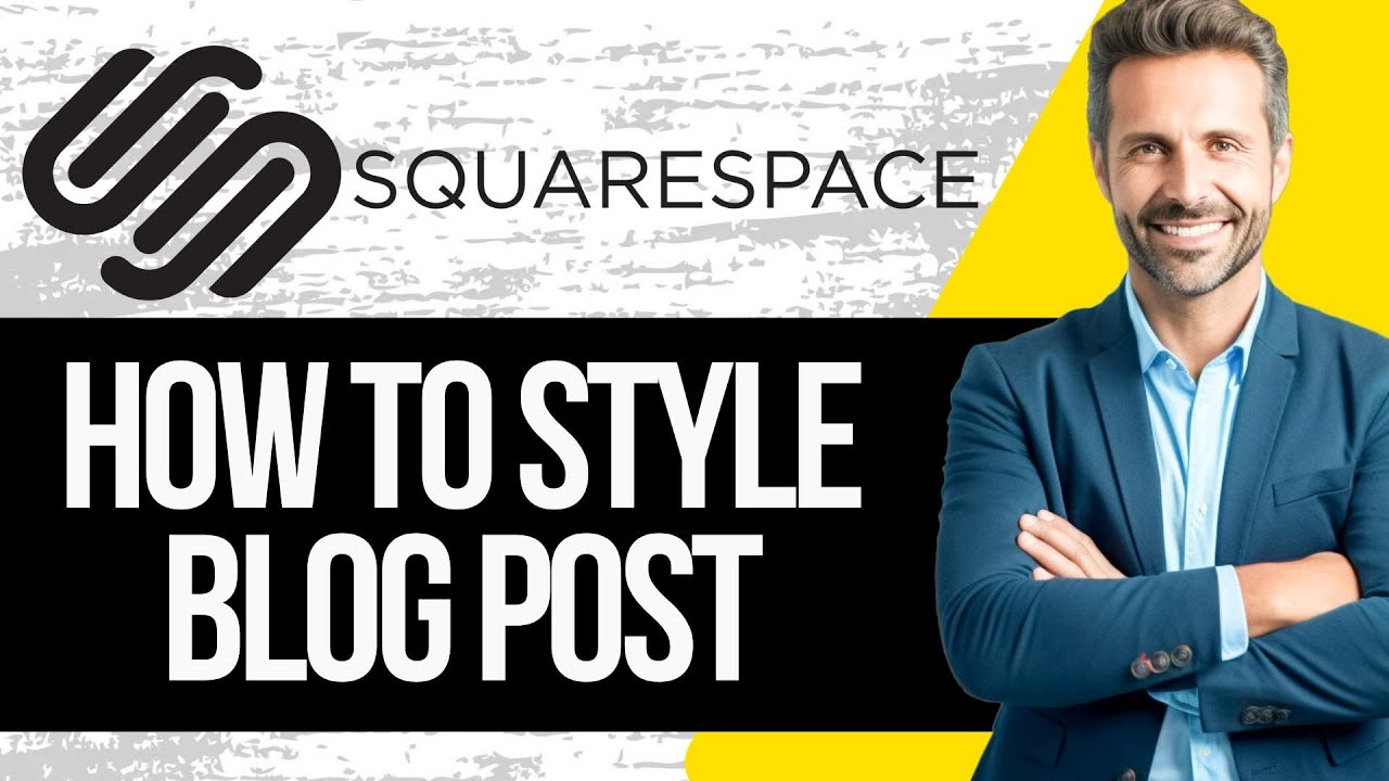 How to Style Blog Posts in Squarespace - YouTube