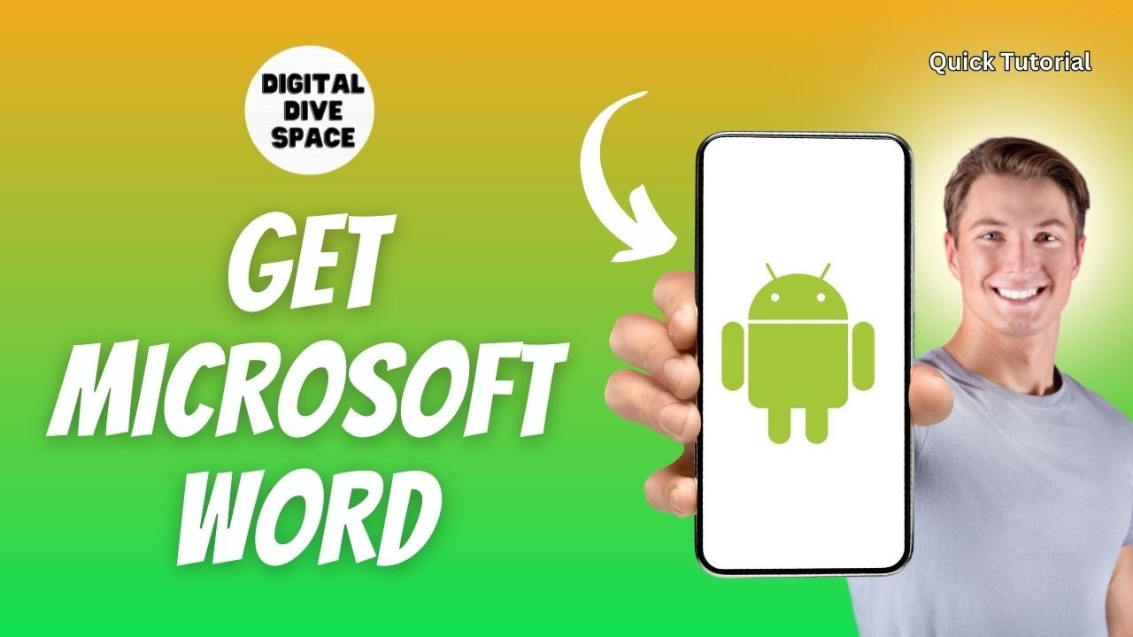 How To Get Microsoft Word For Android and Use it - YouTube
