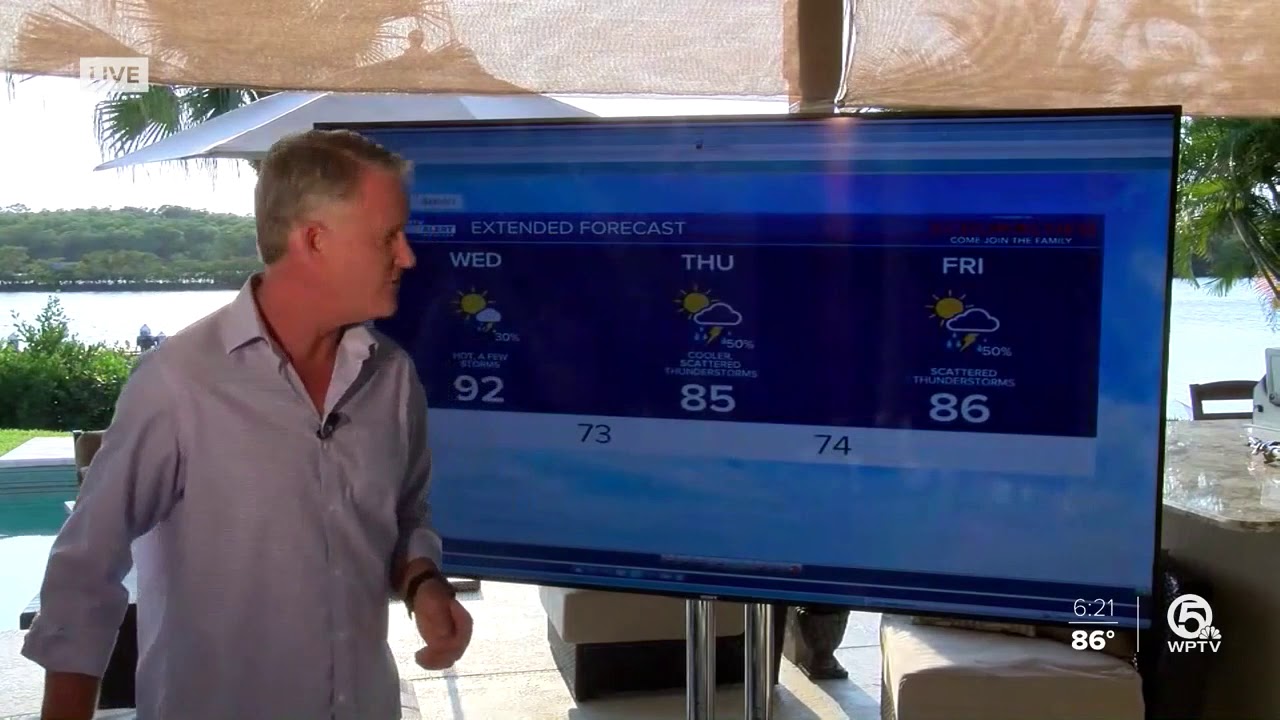 Latest Weather Forecast 6 p.m. Tuesday - YouTube