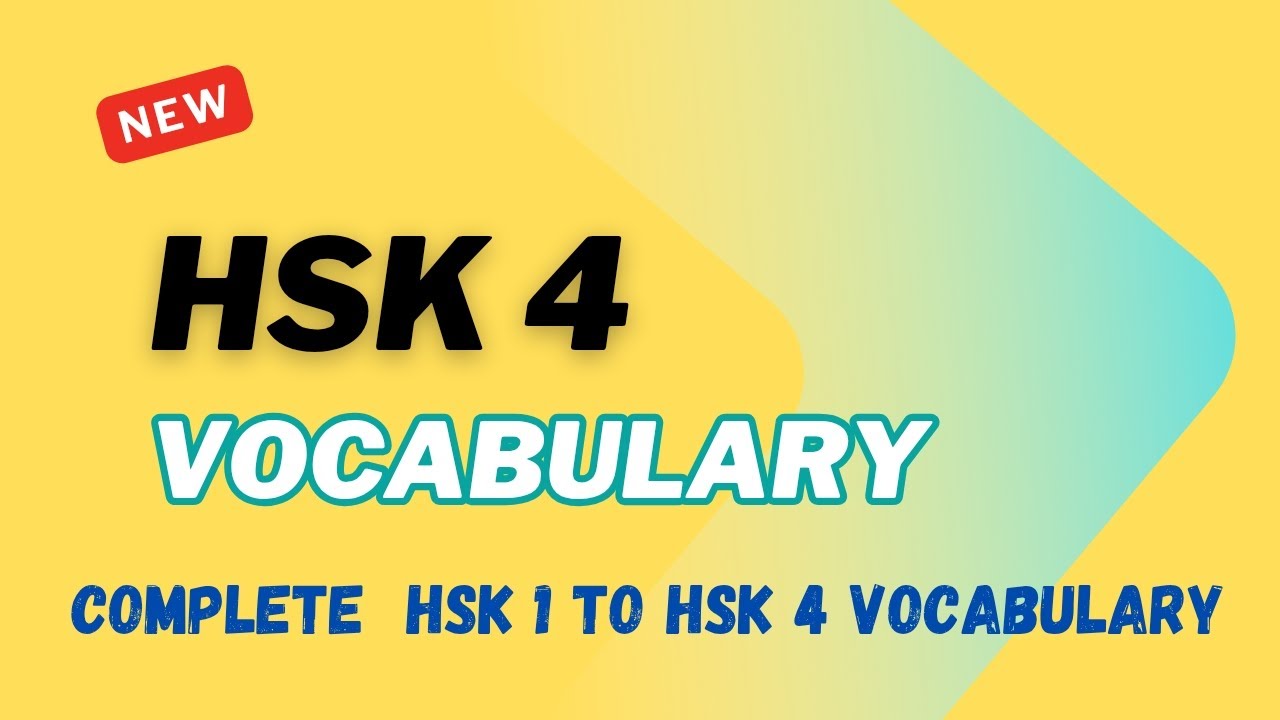 New hsk 4 vocabulary complete including hsk1, hsk2, hsk3 and hsk 4 all ...