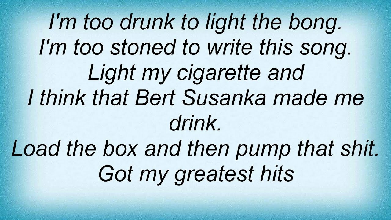 Sublime - Greatest Hits Lyrics - YouTube