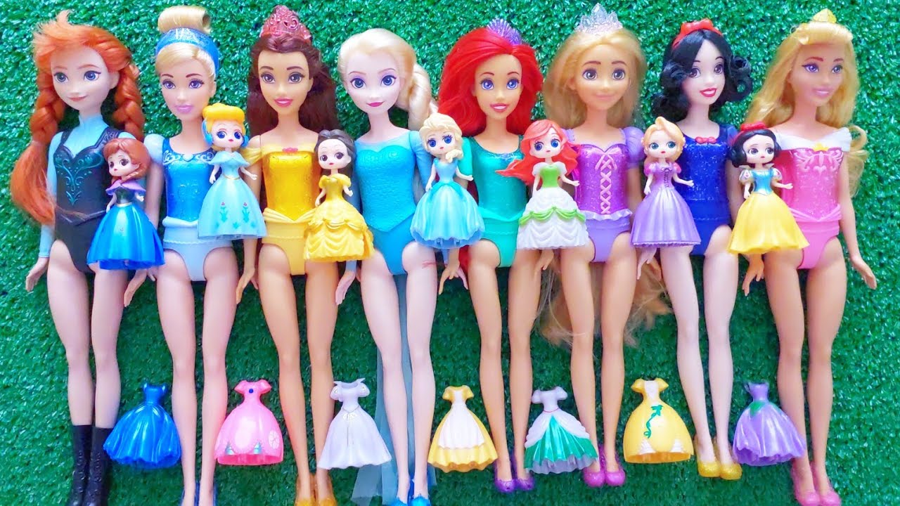 ASMR MATTEL 38:01 Minutes Disney princesses Collection ASMR Satisfying ...