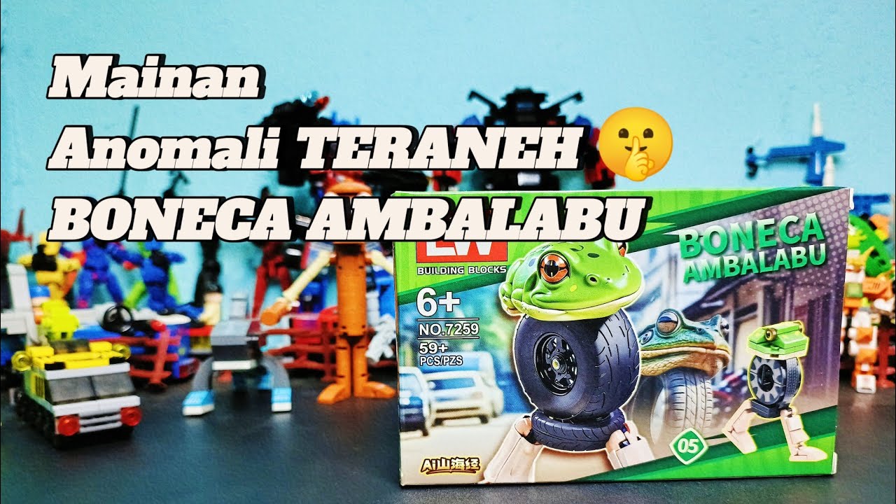 UNBOXING MAINAN BRICK LEGO ANOMALI BONECA AMBALABU - YouTube