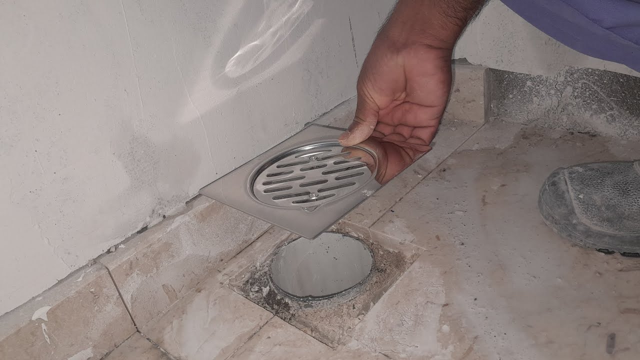 Floor drain installation/How To Install Floor drain/Floor drain /Floor ...
