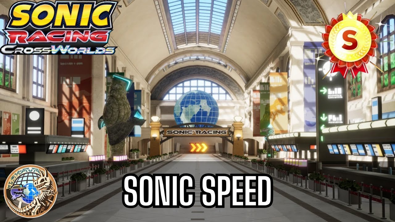 Wonder Museum Time Trial S-Rank Sonic Speed | Sonic Racing: CrossWorlds ...