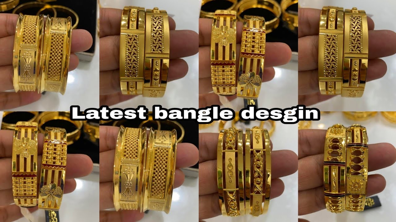 Gold Bangles Designs With Weight And Price | 22k Gold Bangle ...