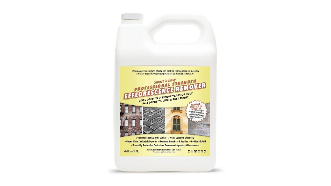 Smart ‘n Easy™ Efflorescence Remover - Brick Wall Cleaning - YouTube