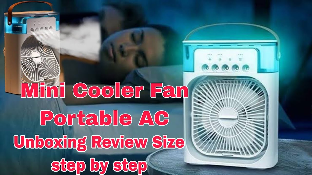 Mini Cooler Fan Unboxing Mini Ac Portable Ac Price Unboxing full review ...