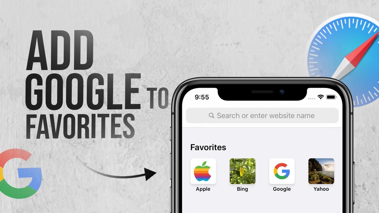 How to Add Google to Favorites in Safari on iPhone (tutorial) - YouTube