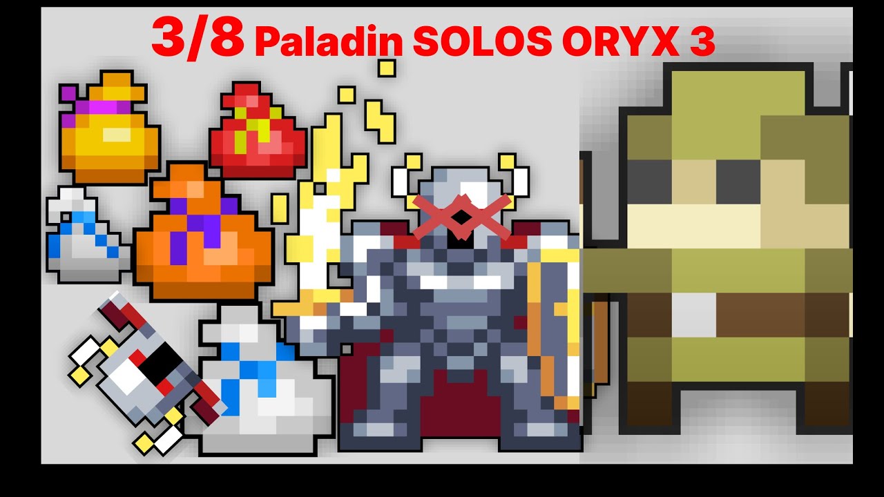 3/8 Unexalted Paladin Solos Oryx 3 in Realm of the Mad God [ROTMG Exalt ...