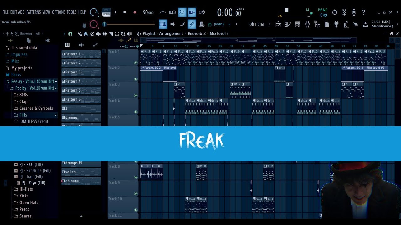 Sub Urban freak Instrumental TUTORIAL (fl studio) - YouTube