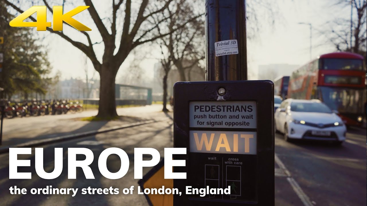 【4K】 the ordinary streets of London, England / the streets of London at ...