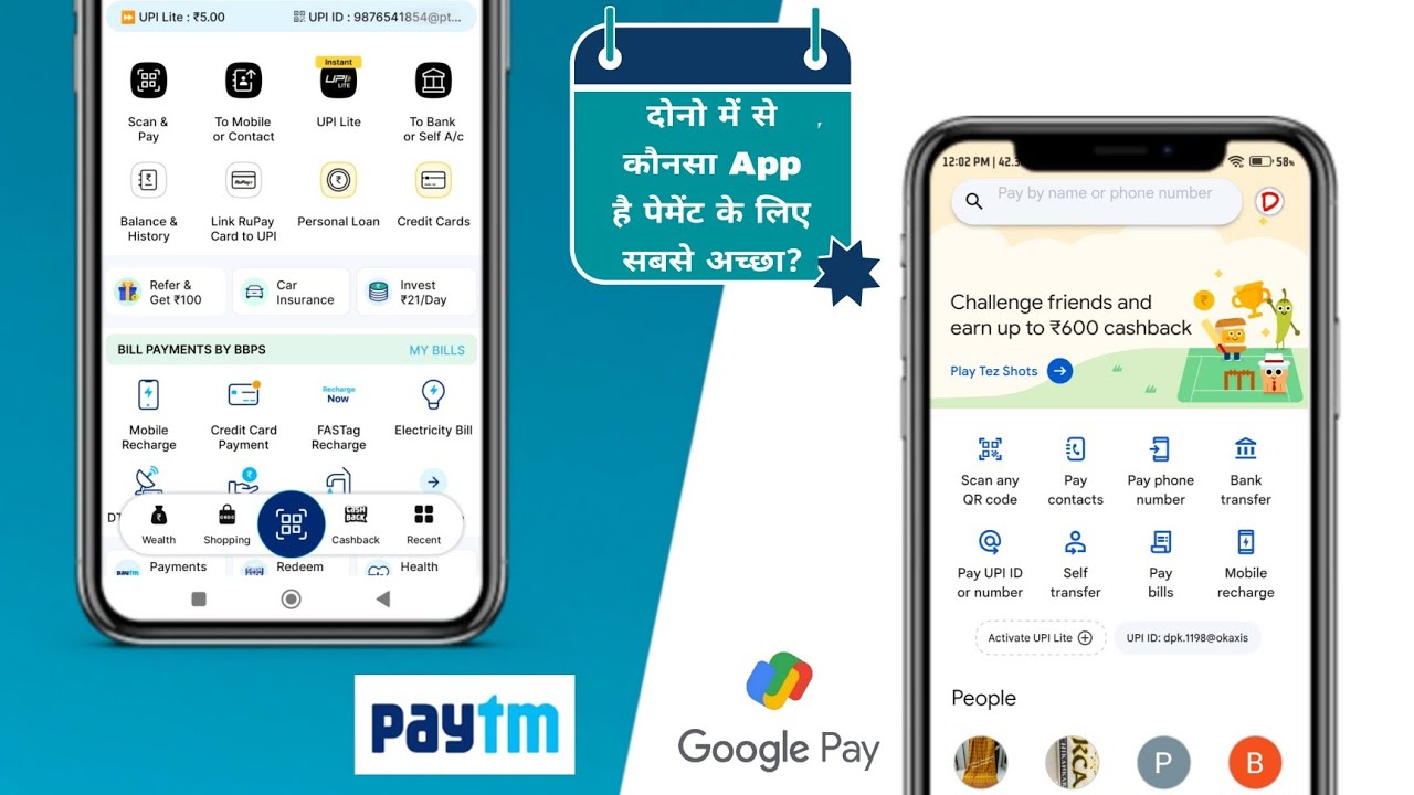 Paytm Vs Google Pay | Which Payment App is better | Paytm | Google pay - YouTube