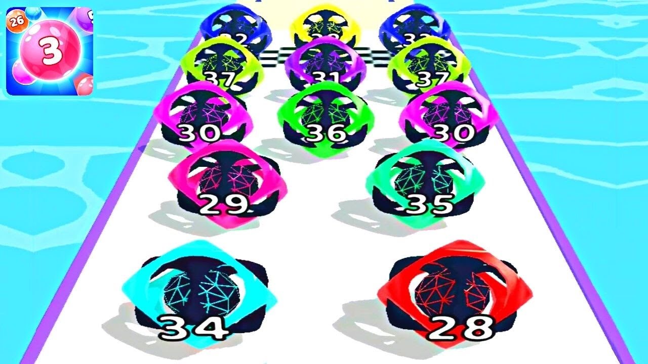 Marble Run 3D-Color Ball Race ! All Levels Gameplay (47-52) android ...