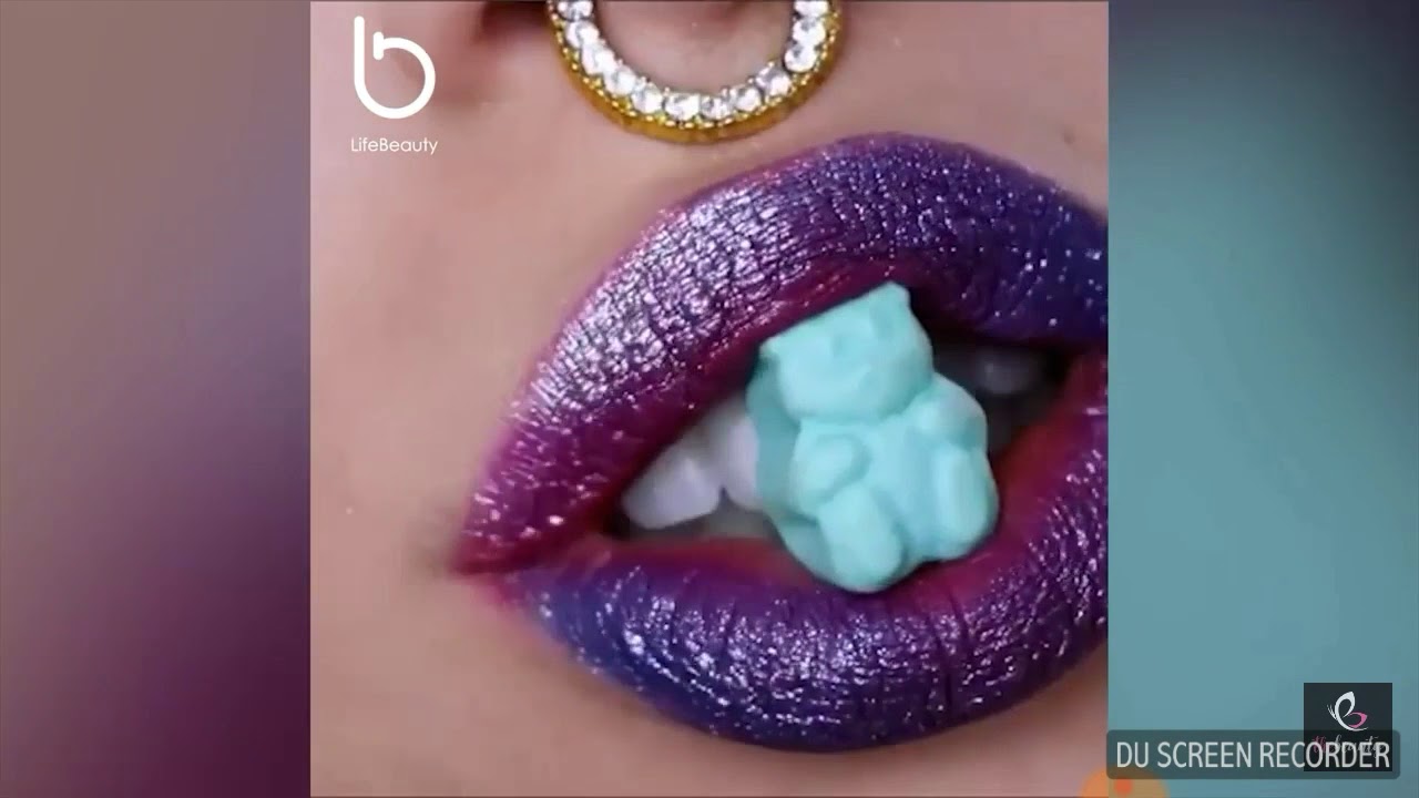 Lipstick Tutorial Compilation - YouTube