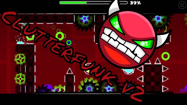 Geometry Dash #46 Clutterfunk v2 by lllNePtunelll (Easy Demon) - YouTube
