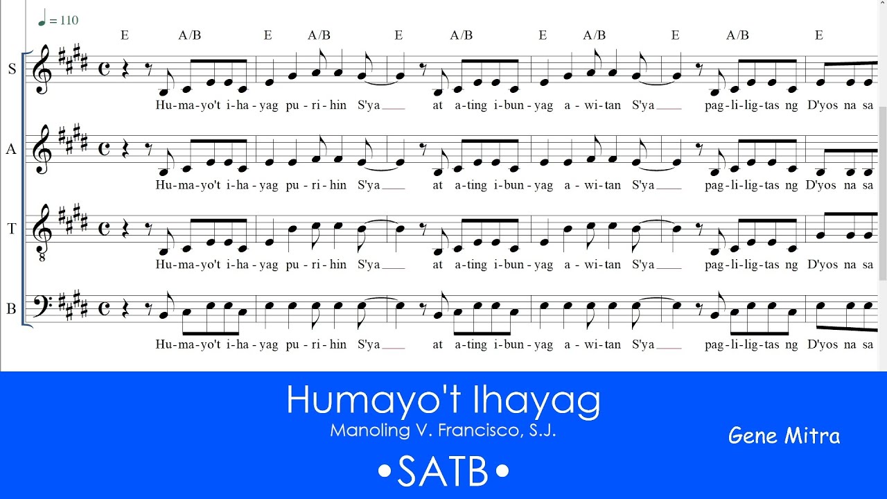Humayo't Ihayag (Short Version) • SATB - YouTube