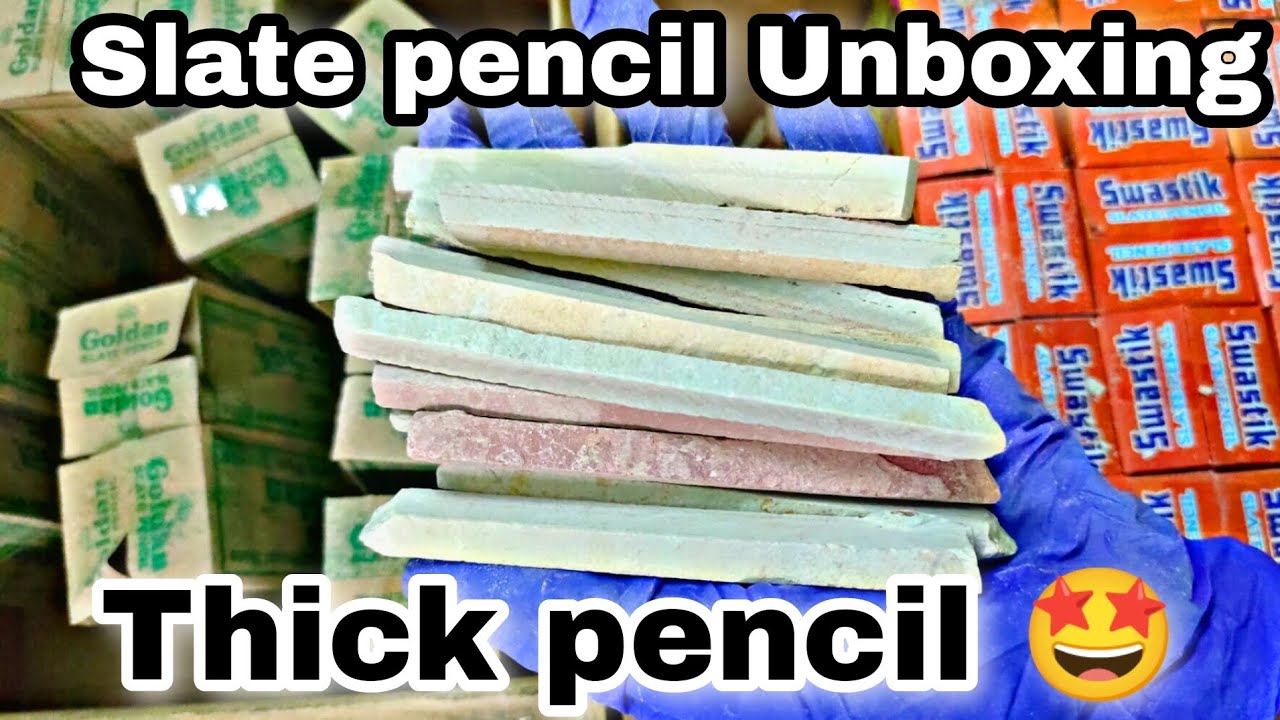 Slate pencil unboxing video || - YouTube