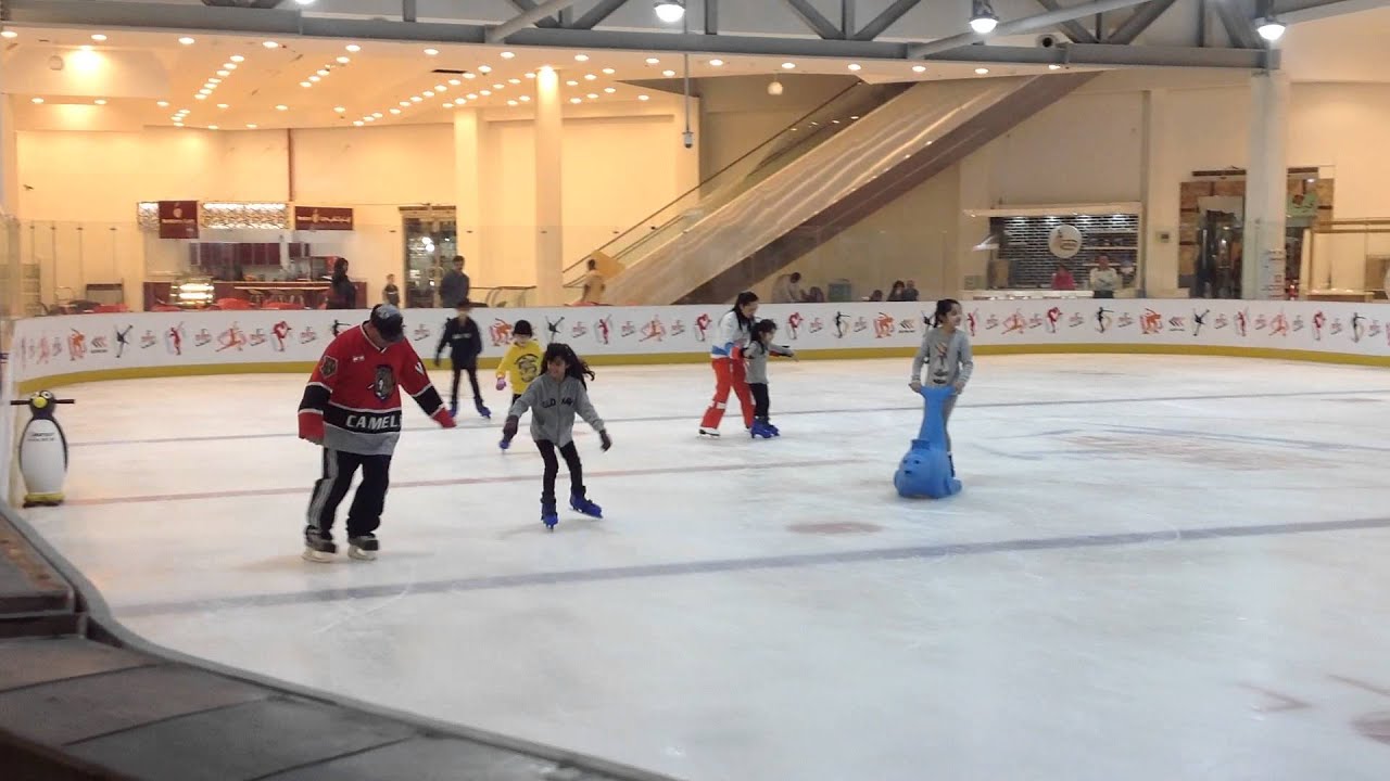 Skate Gate Ice Rink in Sharjah صالة التزلج في قرية الشعب في الشارقة ...