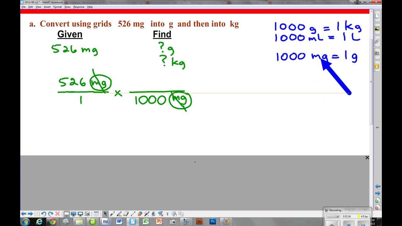 Conversion basics - How to convert units of measure with equalities ...