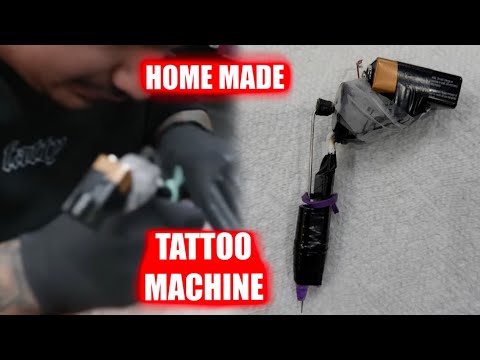 MAKING A HOME MADE TATTOO MACHINE - YouTube