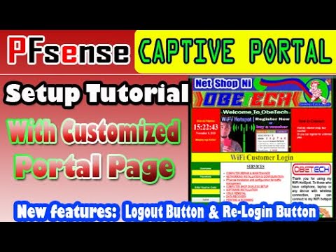 PFSENSE CAPTIVE PORTAL STEP BY STEP TUTORIAL | WITH CUSTOMIZE PAGES - YouTube