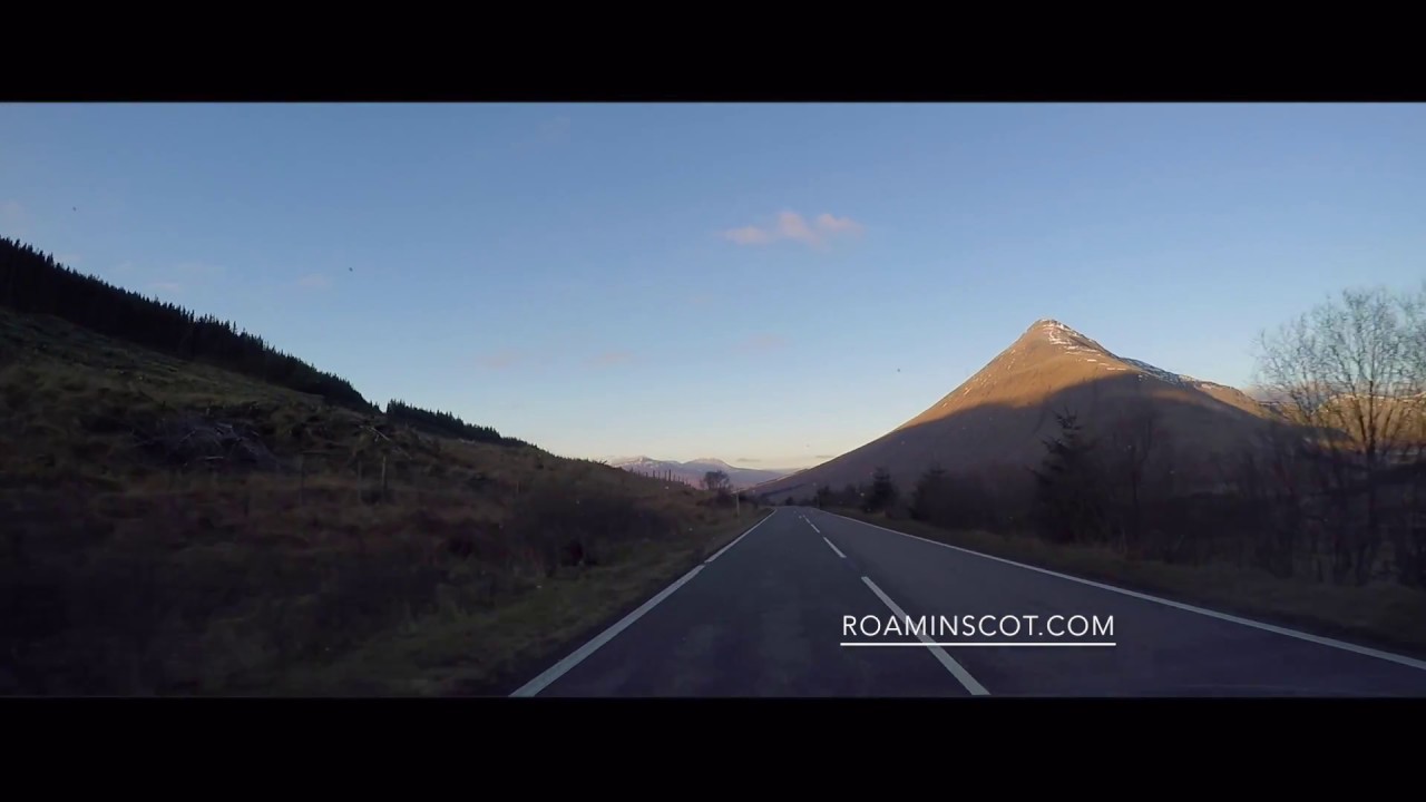 Visit Scotland Road Trip A82 Pt01 - Tyndrum to Loch Ba - Dash Cam - YouTube