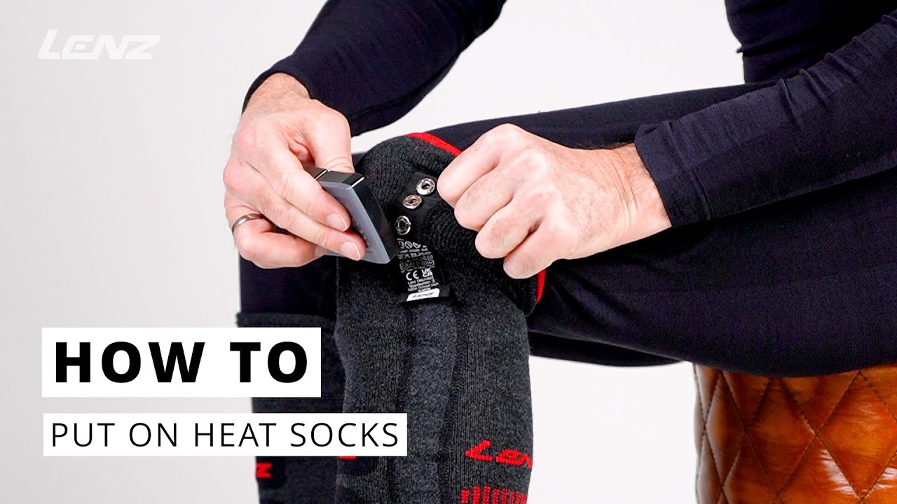 How to put on heat sock - the right way - YouTube