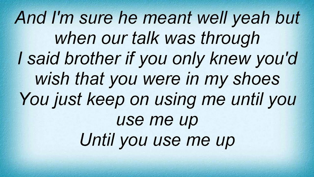 Bill Withers - Use Me Lyrics_1 - YouTube