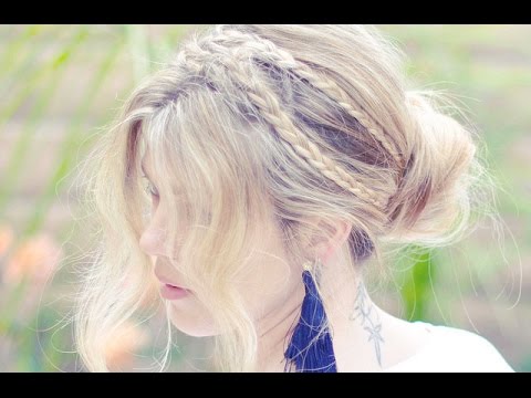 Pretty Rope Braids Hair tutorial + Updo or Downdo.m4v - YouTube