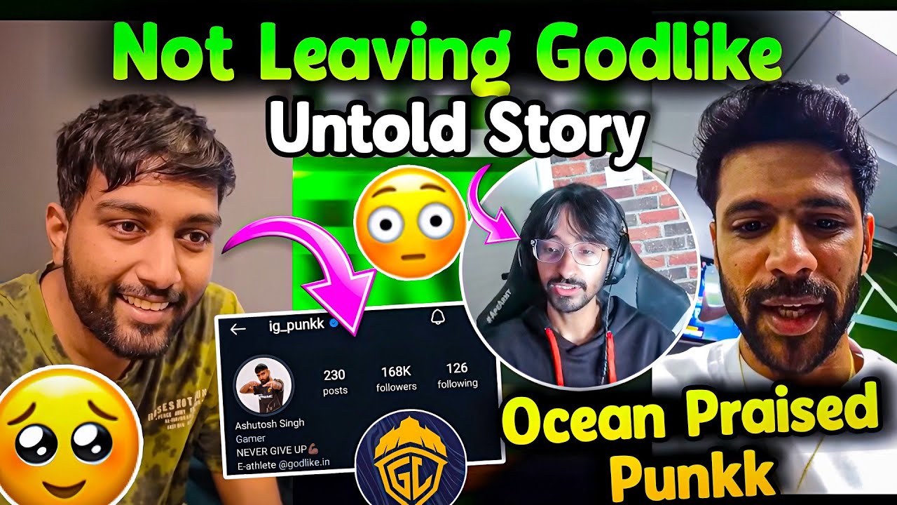 Punkk Not Leaving GodLike💛 Bio Updated🚨 Ocean Praised Punkk🔥 GodLike vs ...