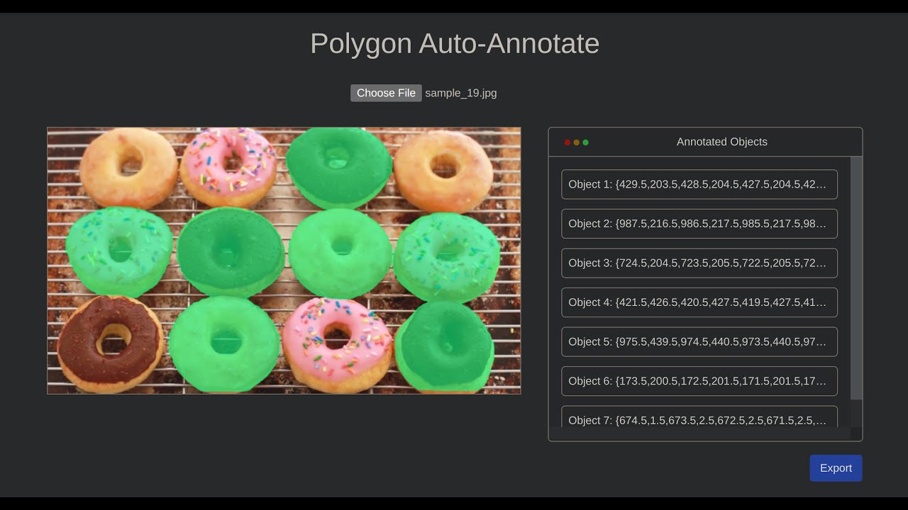 Polygon Auto-Annotate Tool Demo - YouTube