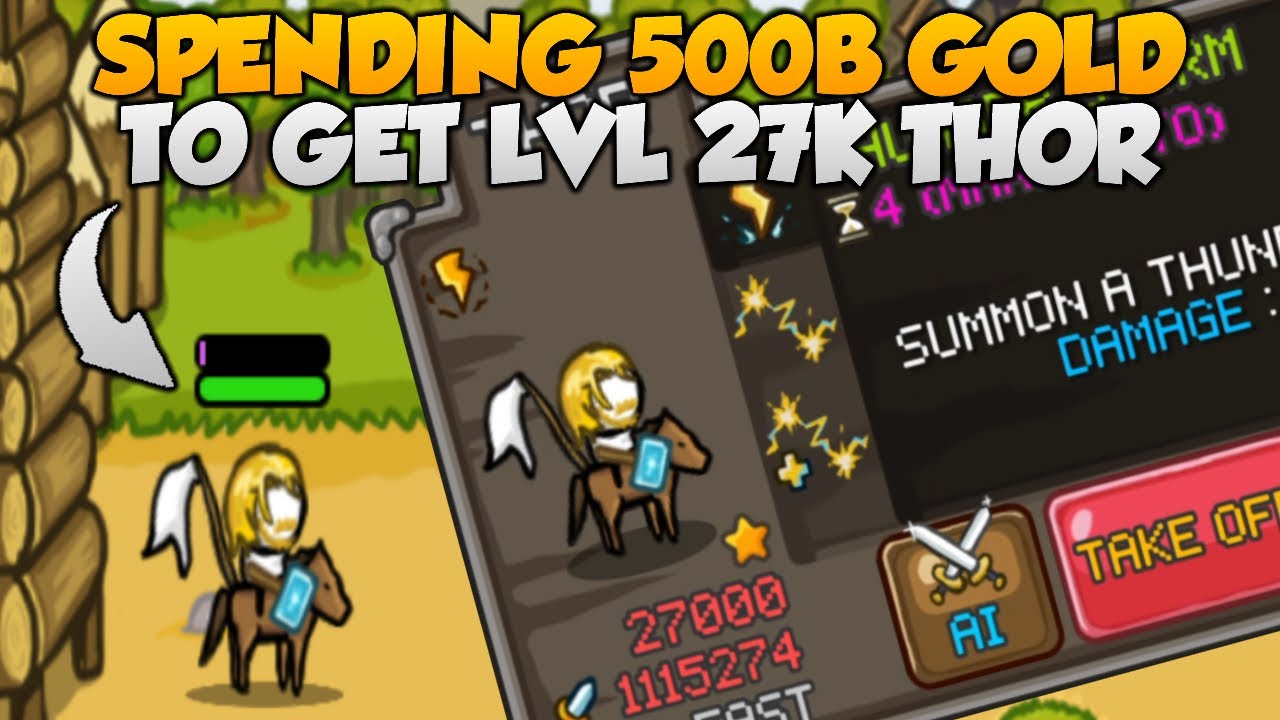 LIGHTNING BUILD Episode 28 ⚡ 500 BILLION GOLD to upgrade THOR to level ...