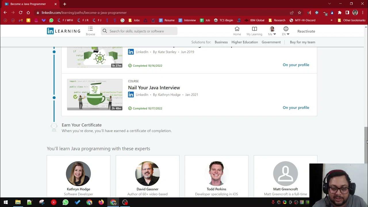 Review Become a Java Programmer Linked In Learning Path - YouTube