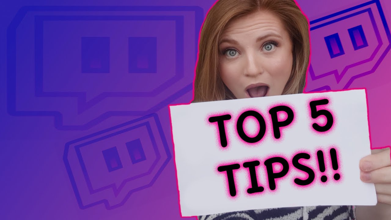 Top 5 things every new streamer should do! - YouTube