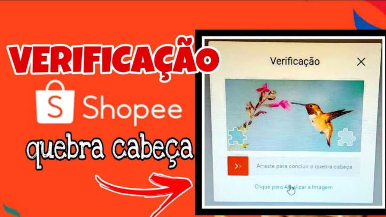 VERIFICAÇÃO ou CAPTCHA da shopee como resolver? - YouTube