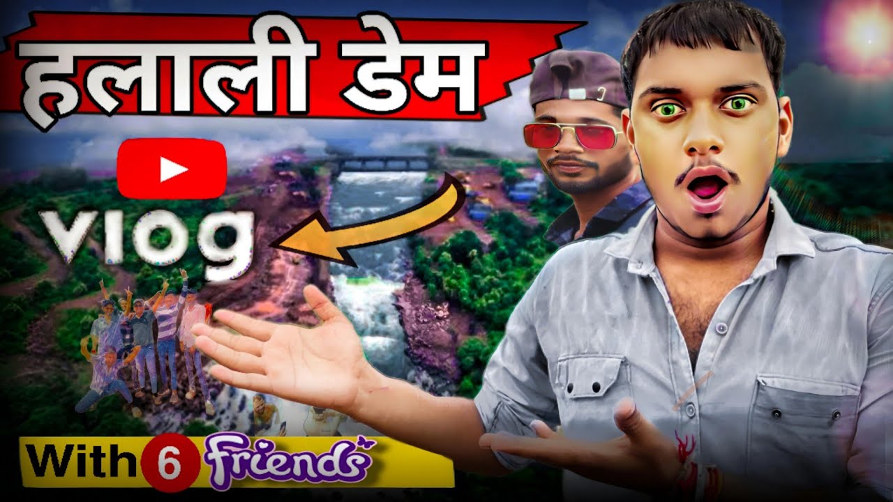 Halali dam waterfall 🌊|| halali dam vlog 😳 || Bhopal and vidisha - YouTube