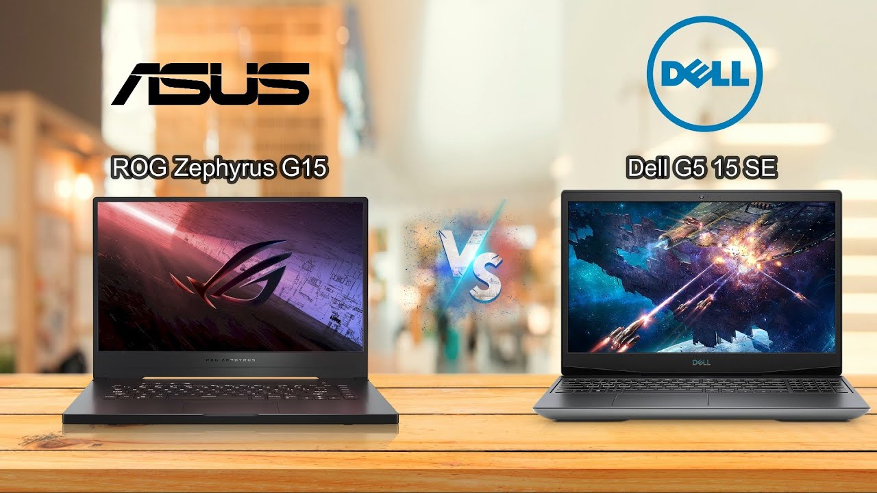 ROG Zephyrus G15 vs Dell G5 15 SE | Gaming laptops under $1500 - YouTube