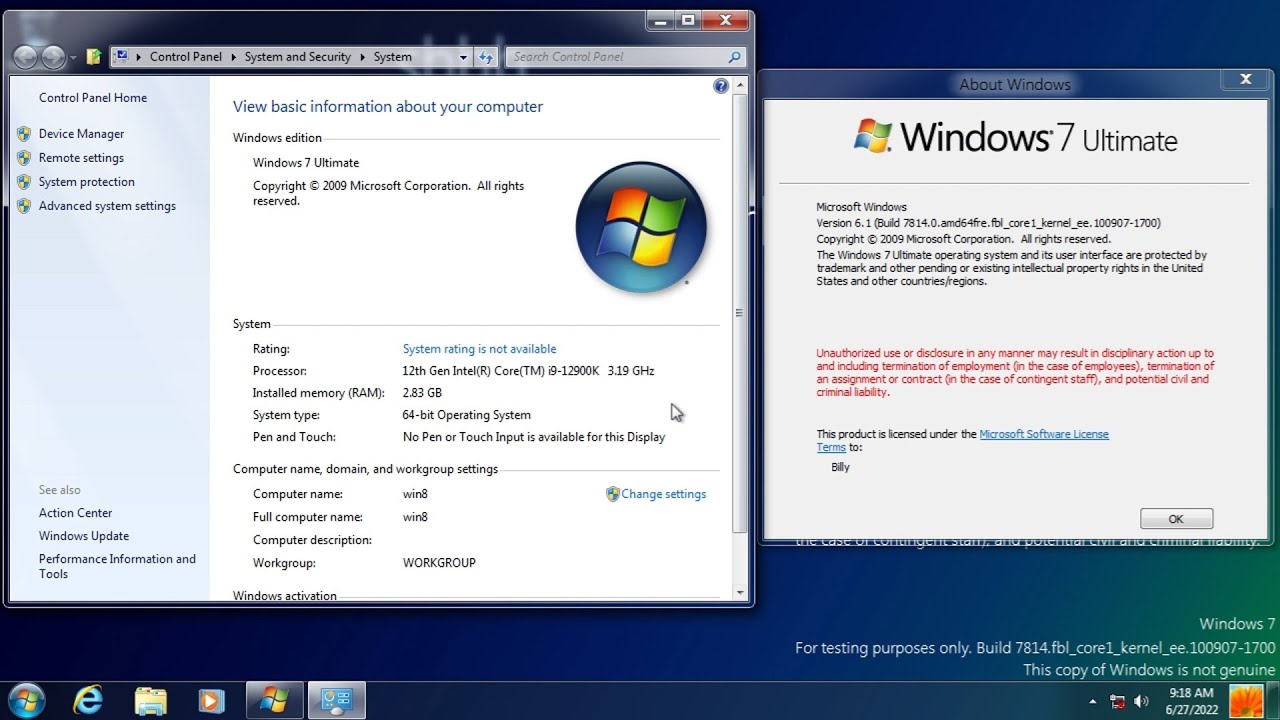 Windows 8 Build 7814 - YouTube