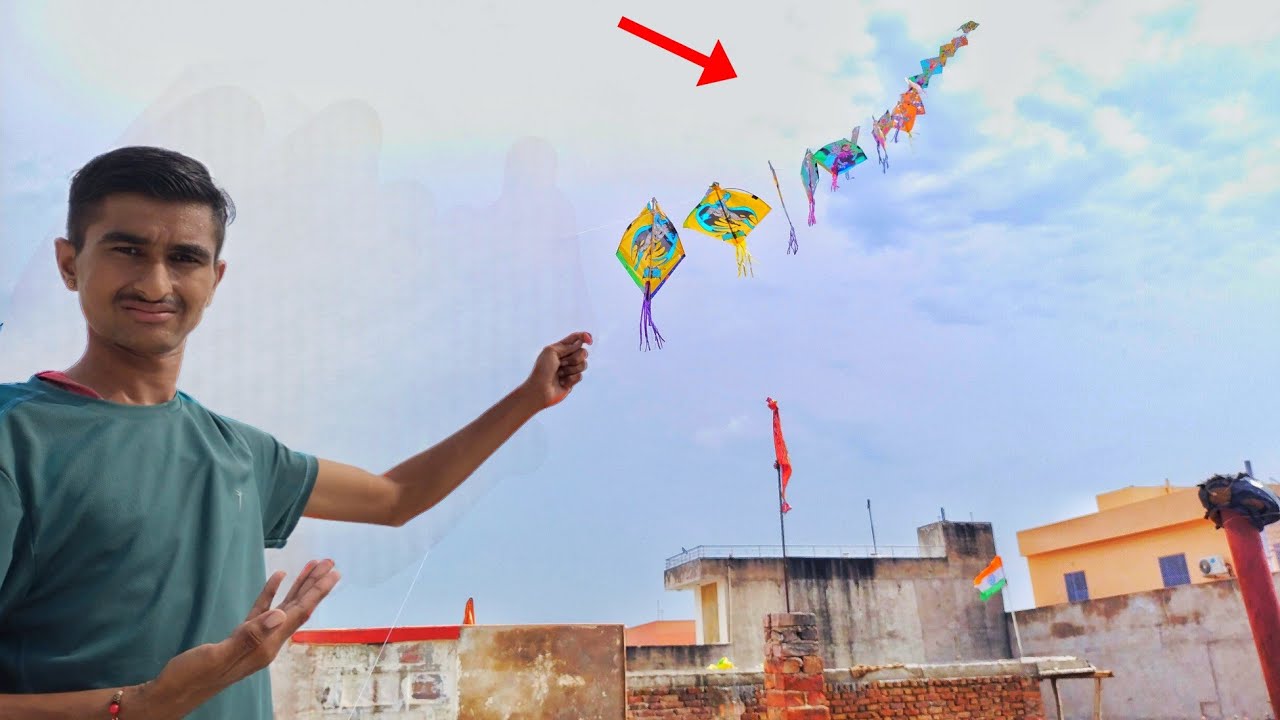 We Fly 25 Kites With Once | 25 पतंगों को एक साथ उड़ाया ...