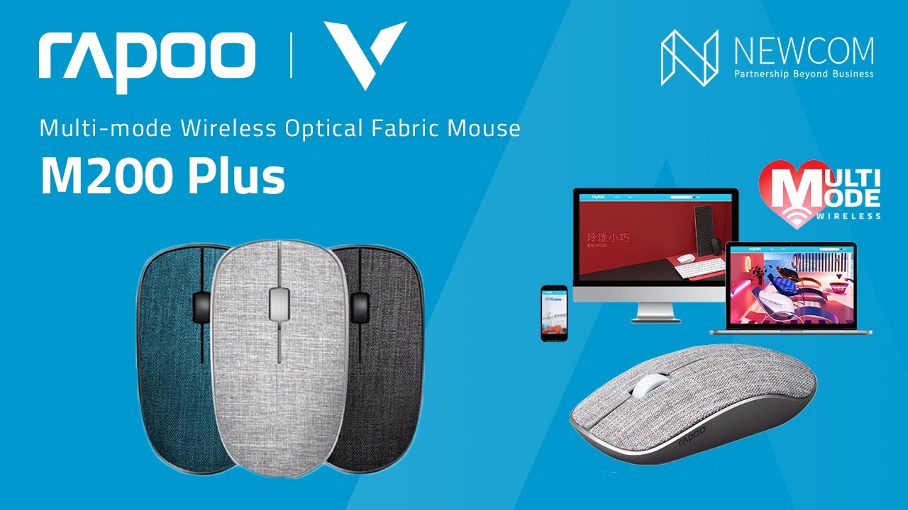 Rapoo M200 Plus with Multi-mode Wireless: Unboxing and Review - YouTube