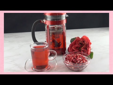NAR CAYI TARIFI | POMEGRANATE TEA RECIPE | PAPATYA MUTFAGIM 🌸