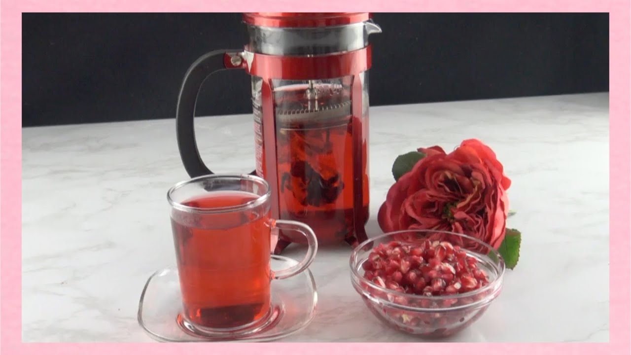 NAR CAYI TARIFI | POMEGRANATE TEA RECIPE | PAPATYA MUTFAGIM 🌸 - YouTube