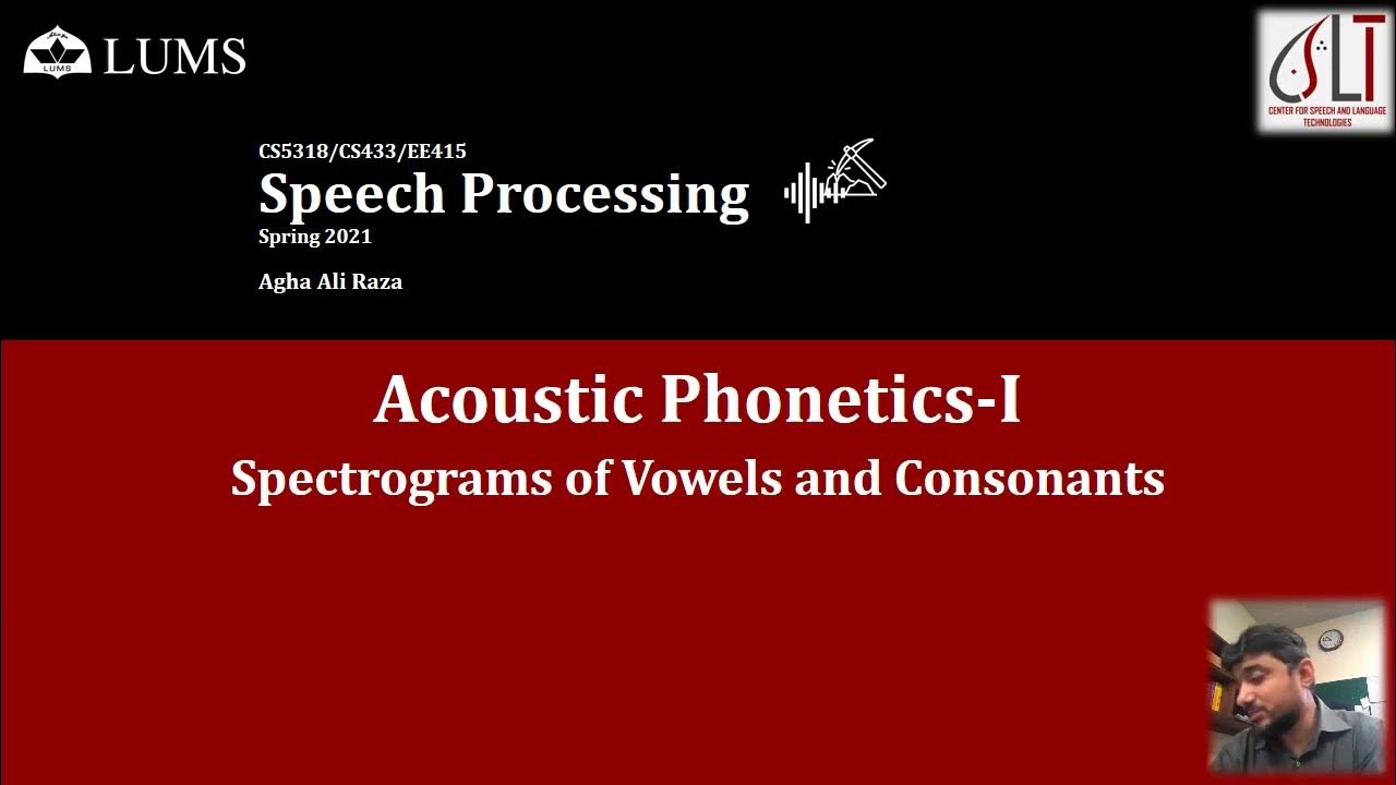 Speech Processing - L15 - Acoustic Phonetics: Spectrograms of Vowels ...
