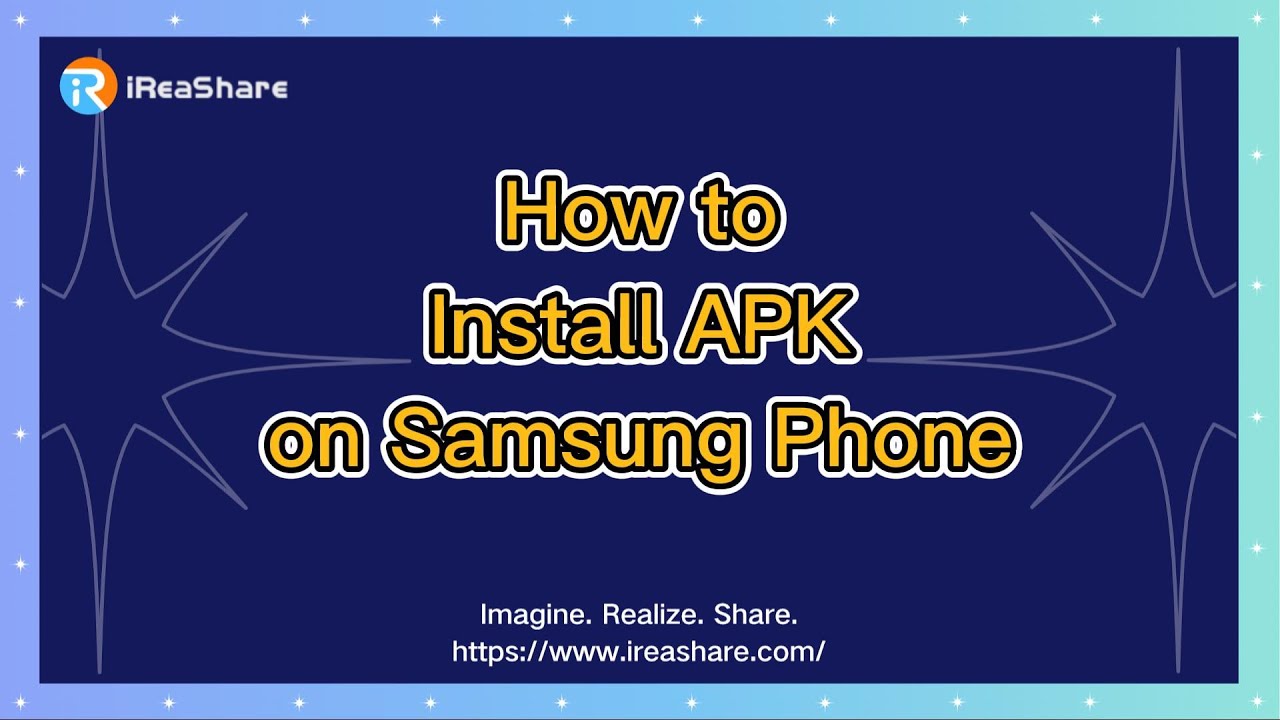 How to Install APK on Samsung Phone Without Downloading Apps - YouTube