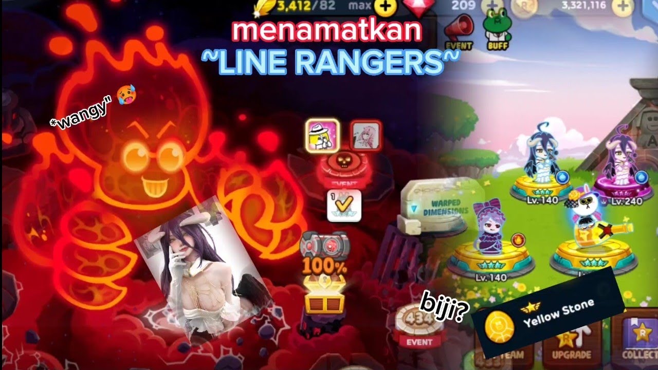tamat~ stage 444 😱 -LINE RANGERS - YouTube