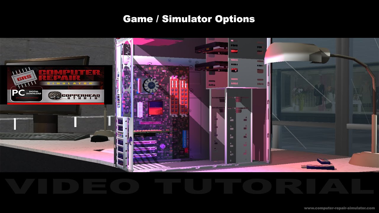 Computer Repair Simulator® - Game & Simulator Options (10min 15s) - YouTube