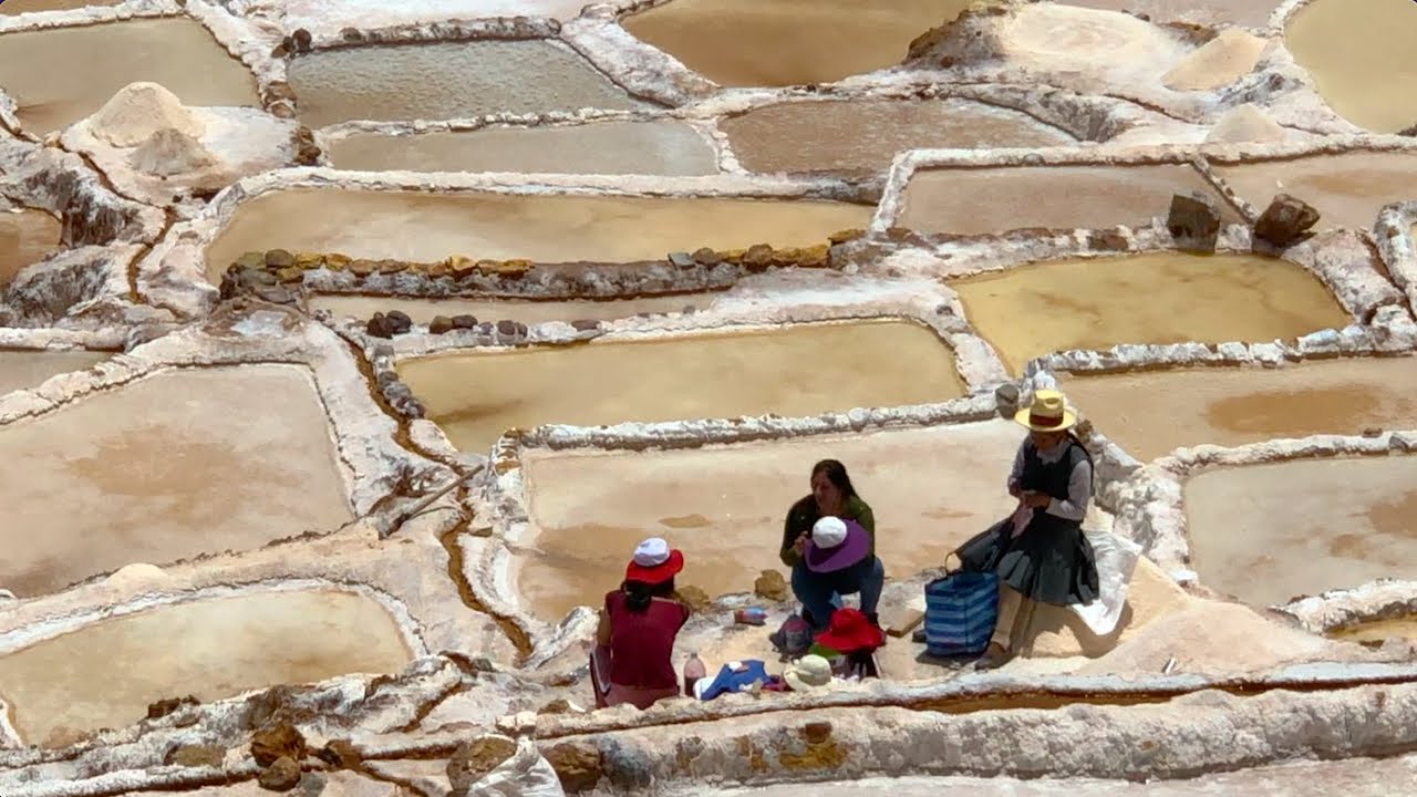 Ancient Salt pools in the Sacred Valley - YouTube