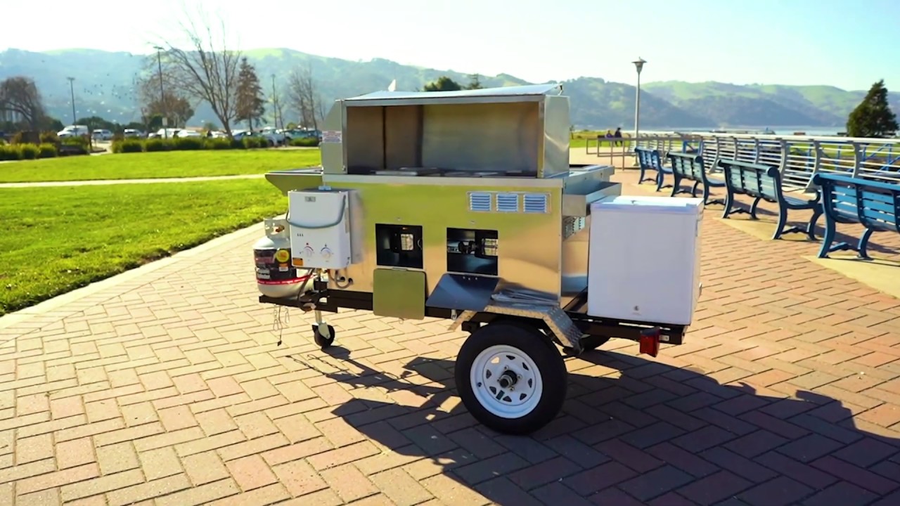 The Mobile Food Cart - The Wiener Cart Company - YouTube